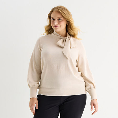 Click here for Liz Claiborne Plus Womens Long Sleeve Pullover Swe... prices