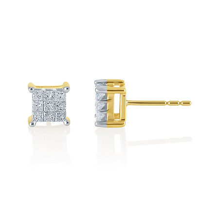 Click here for 1 CT.T.W. Natural Princess Natural Diamond 10K Stu... prices