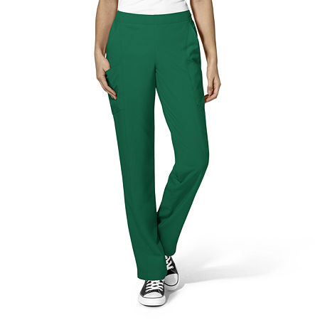 Click here for Wink Petite W123 Flat Front Cargo Scrub Pant - Hun... prices
