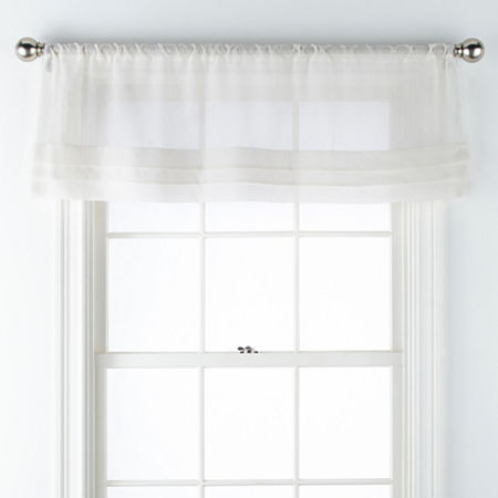Click here for Home Expressions Crushed Voile Rod Pocket Valance... prices