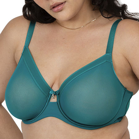 Click here for Curvy Couture Sheer Mesh Unlined Underwire Bra-131... prices