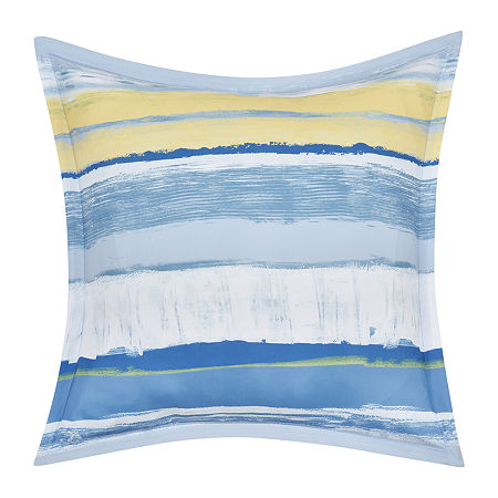 J by J Queen Bold Seashore Sham  European - Blue