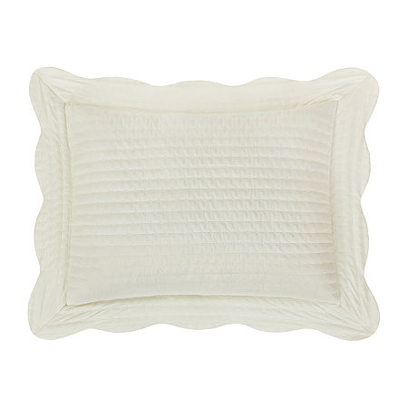 Piper & Wright Amherst Quilted Sham  King - Cream