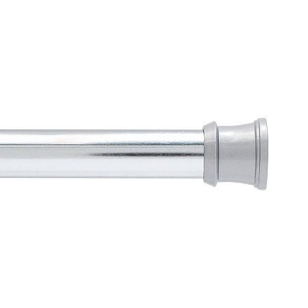 Kenney Twist Fit No Tools Shower Curtain Rod  42-72 - Chrome