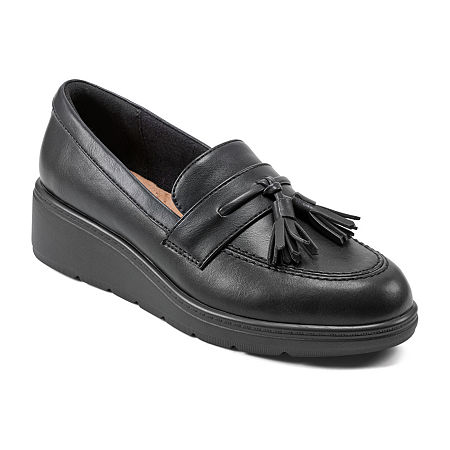 Click here for Easy Spirit Womens Tracen Slip-On Wedge Loafers -... prices