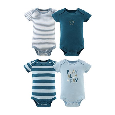 Click here for The Peanutshell Baby Girls Short Sleeve Cotton Bod... prices
