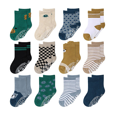 Click here for The Peanutshell Baby Boys 12pk Cotton Socks  Bold prices