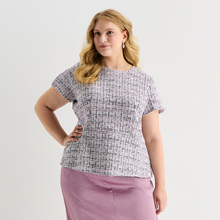 Click here for Liz Claiborne Womens Plus Crew Neck Short Sleeve P... prices