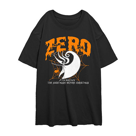 Click here for Zero Womens Juniors Crew Neck Short Sleeve Oversiz... prices