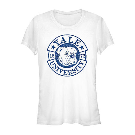 Click here for Yale University Tee Womens Juniors Crew Neck Short... prices