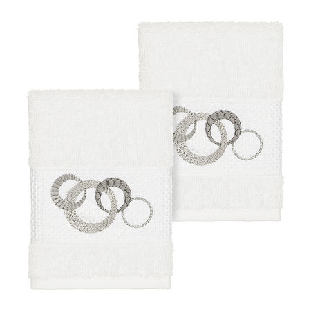 Click here for Linum Home Annabelle 2-Pc. Embellished Washcloth S... prices