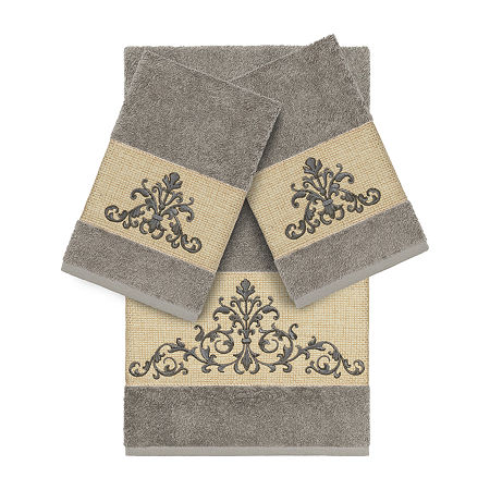 Click here for Linum Home Turkish Cotton Scarlet 3-Pc. Embellishe... prices