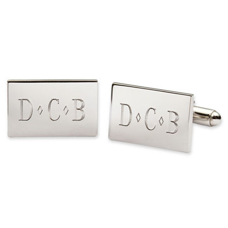 Click here for Personalized Mirror-Finish Rectangle Cuff Links  O... prices
