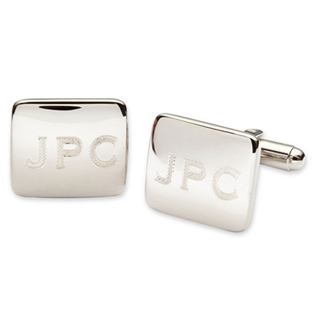 Click here for Personalized Polished Rounded Rectangle Cuff Links... prices