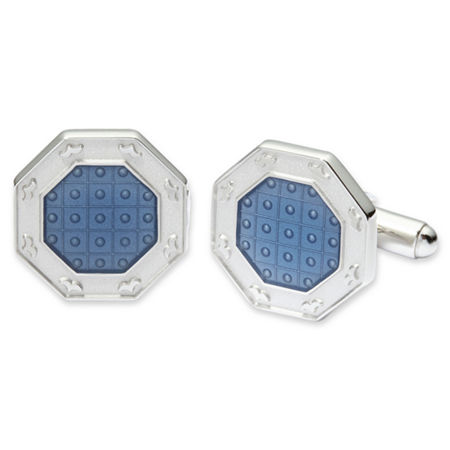 Click here for Translucent Blue Enamel Octagonal Cuff Links  One... prices