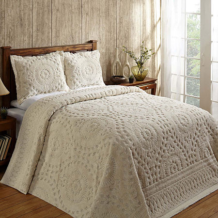 Click here for Better Trends Rio Bedspread  One Size  Beige prices