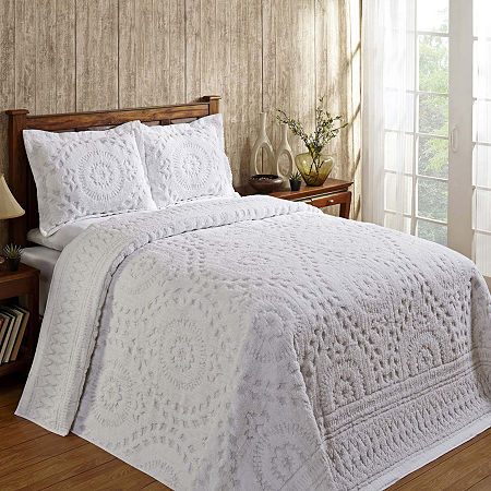 Click here for Better Trends Rio Bedspread  One Size  White prices