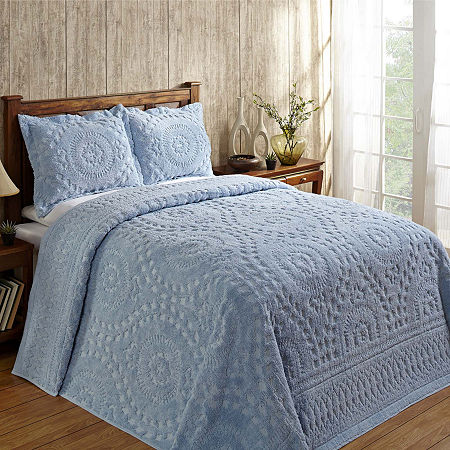 Click here for Better Trends Rio Bedspread  One Size  Blue prices