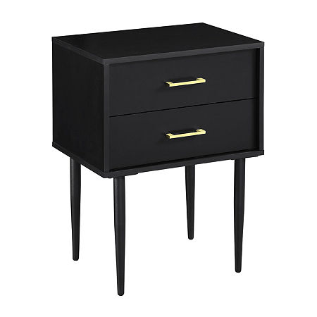Click here for Olivia Two-Drawer Side Table  One Size  Black prices