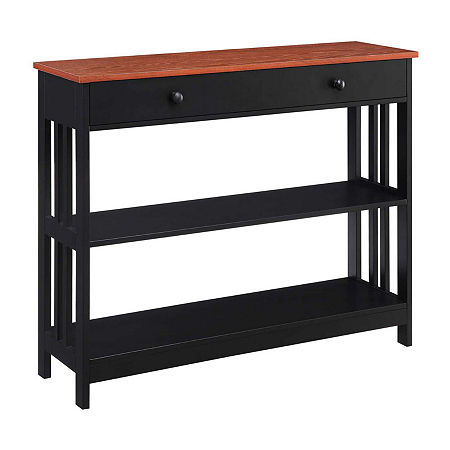 Click here for Convenience Concepts Mission 1-Drawer Console Tabl... prices