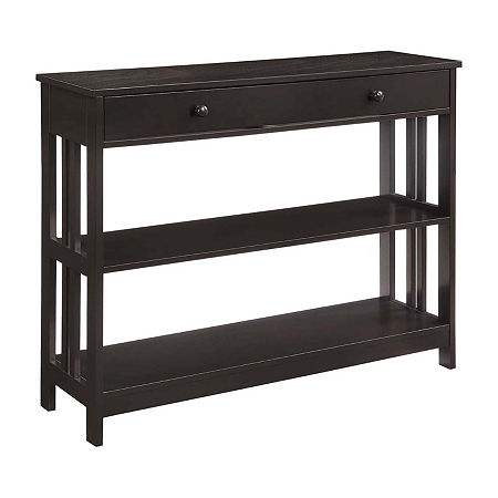 Click here for Convenience Concepts Mission 1-Drawer Console Tabl... prices