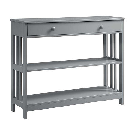 Click here for Convenience Concepts Mission 1-Drawer Console Tabl... prices