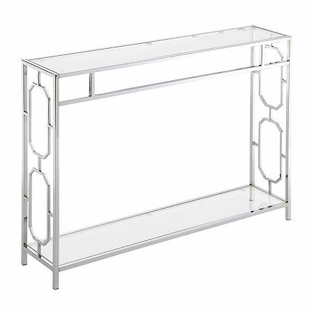 Click here for Convenience Concepts Omega Glass Top Glass Console... prices
