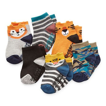 Click here for Okie Dokie Baby Boys 6 Pair Crew Socks  12-24 Mont... prices