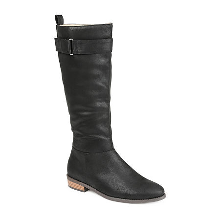 Click here for Journee Collection Womens Lelanni Stacked Heel Rid... prices