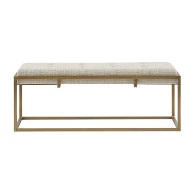 Madison Park Orrell Living Room Collection Upholstered Bench, Color ...