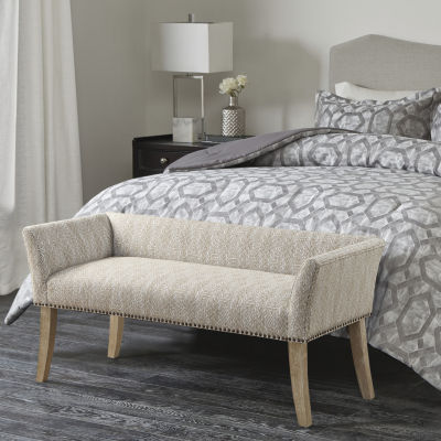 Madison Park Antonio Upholstered Bench - JCPenney