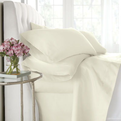 Liz Claiborne 500TC Egyptian Cotton Sateen Sheet Set, Color: Burgundy ...