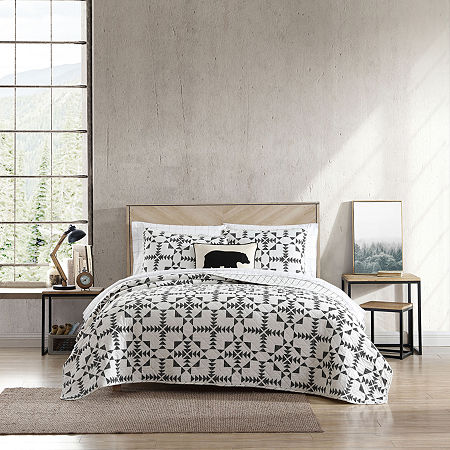 Click here for Eddie Bauer Arrowhead Geometric Reversible Quilt S... prices