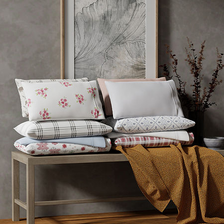 Click here for Color Sense Soft Flannel Sheet Set  One Size  Pink prices
