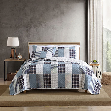 Click here for Eddie Bauer Camano Island Quilt Set  One Size  Pur... prices