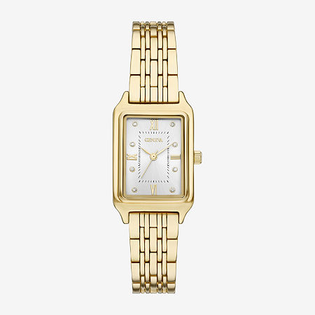 Click here for Geneva Womens Crystal Accent Gold Tone Bracelet Wa... prices