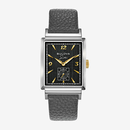 Click here for Bulova Mens Frank Sinatra My Way Gray Leather Stra... prices