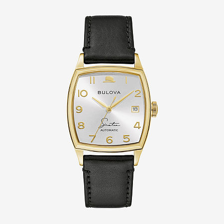 Click here for Bulova Mens Frank Sinatra Automatic Black Leather... prices