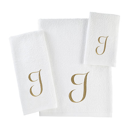 Click here for Avanti Monogram 3-pc. Bath Towel Set  One Size  Wh... prices