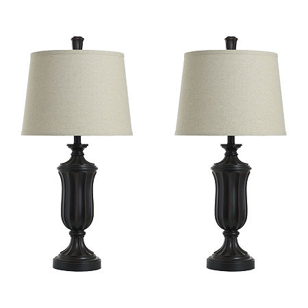 Click here for Stylecraft Wood 2-pc. Lamp Set  One Size  Brown prices