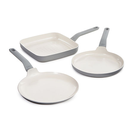 BergHOFF Balance 3Pc Non-stick Ceramic Specialty Cookware Set  Recycled Aluminum - Moonmist