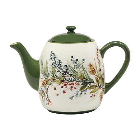 Certified International Winters Forest Teapot - Multi