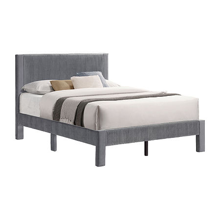 Click here for Roco Upholstered Panel Bed  One Size  Gray prices