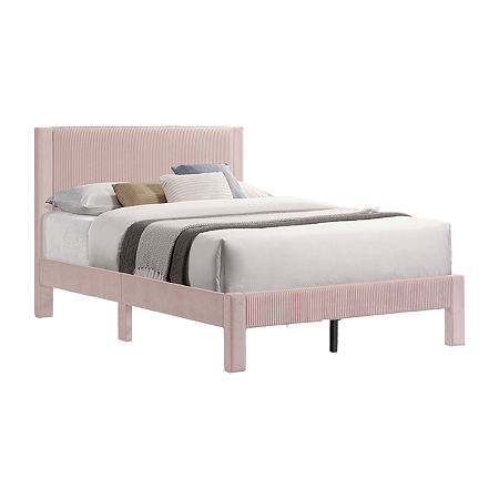 Click here for Roco Upholstered Bed  One Size  Pink prices