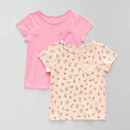 Click here for Okie Dokie Toddler & Little Girls Round Neck Short... prices