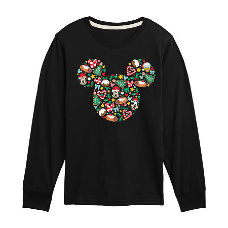 Click here for Disney Collection Boys Crew Neck Long Sleeve Micke... prices
