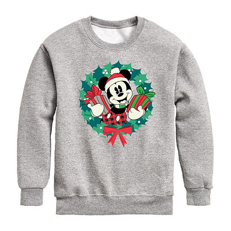 Click here for Disney Collection Boys Crew Neck Long Sleeve Micke... prices