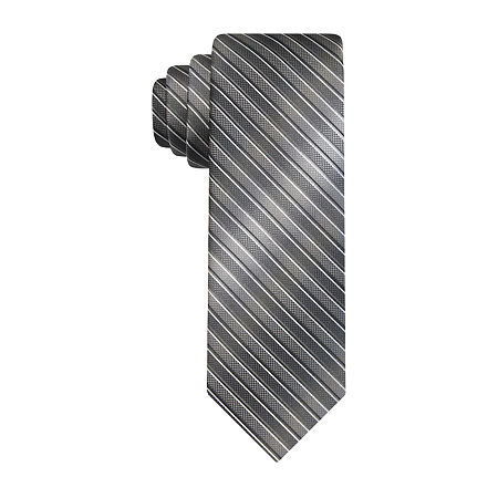Click here for Van Heusen Charcoal Shaded Striped Tie  One Size... prices