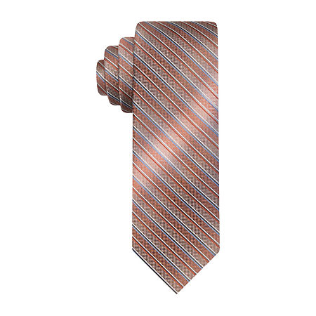 Click here for Van Heusen Peach Shaded Striped Tie  One Size  Ora... prices