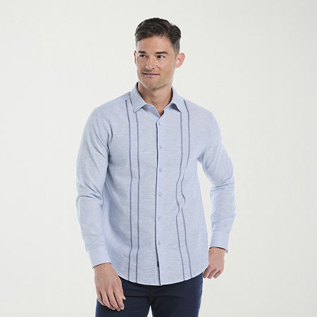Click here for Cubavera Mens Embroidered Long Sleeve Button Down... prices